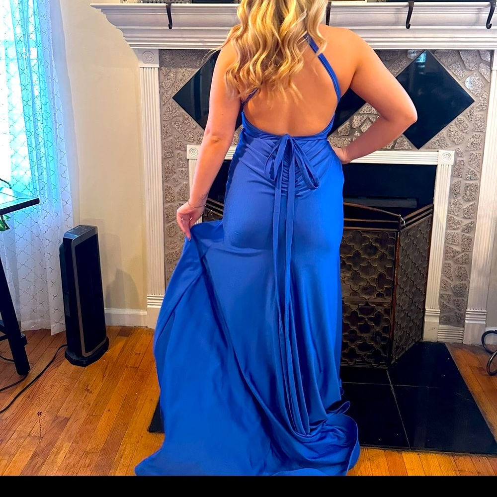 Dynamite Design Royal Blue Prom Dress - Gem